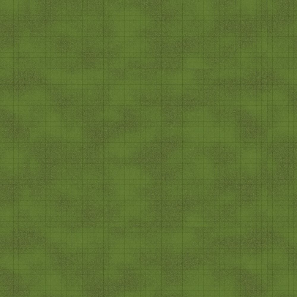 6x4 mat with grid - grass