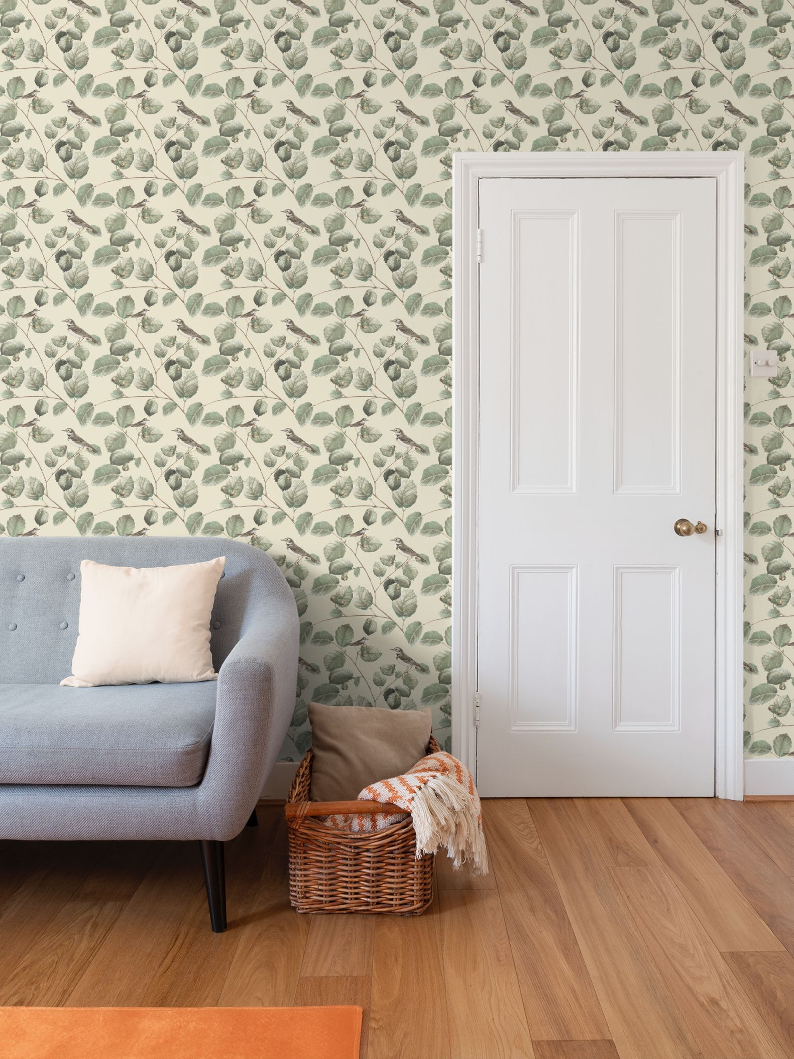 Wallpaper Roll | Opa's Hazelnut Tree in Cream