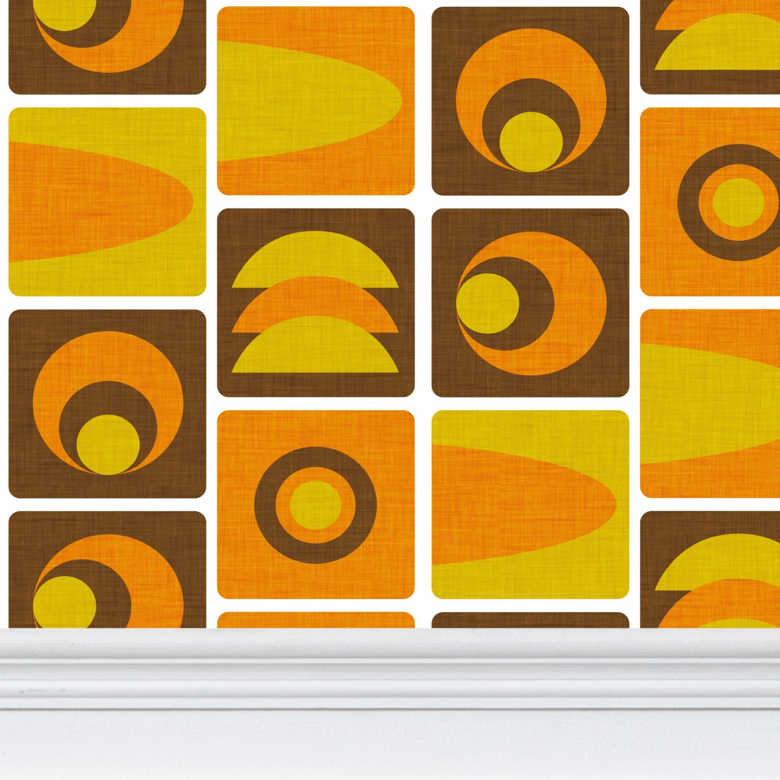 70s Cube Orange