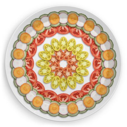 Designer party plates store