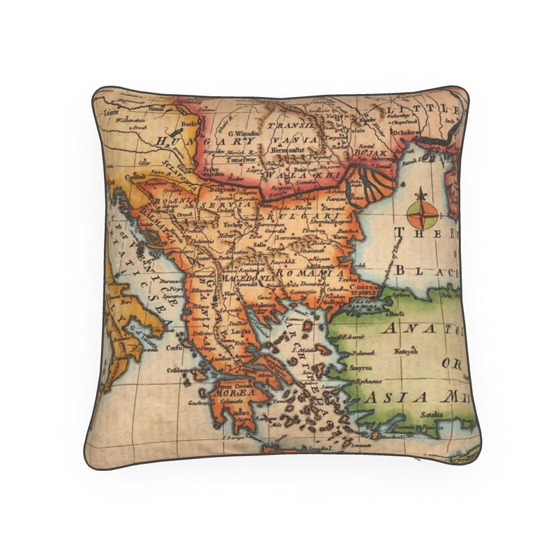 Vintage Style Map of Europe