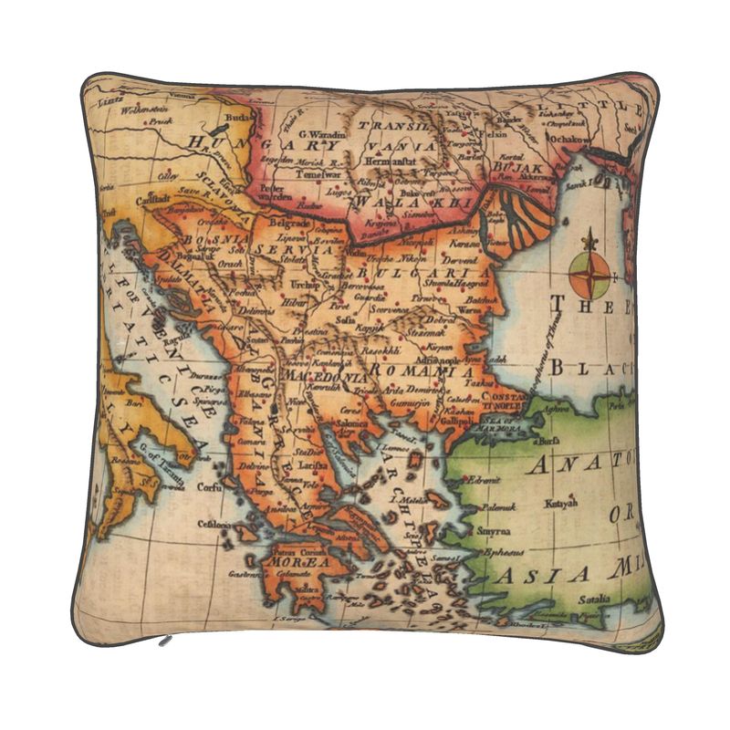 Vintage Style Map of Europe