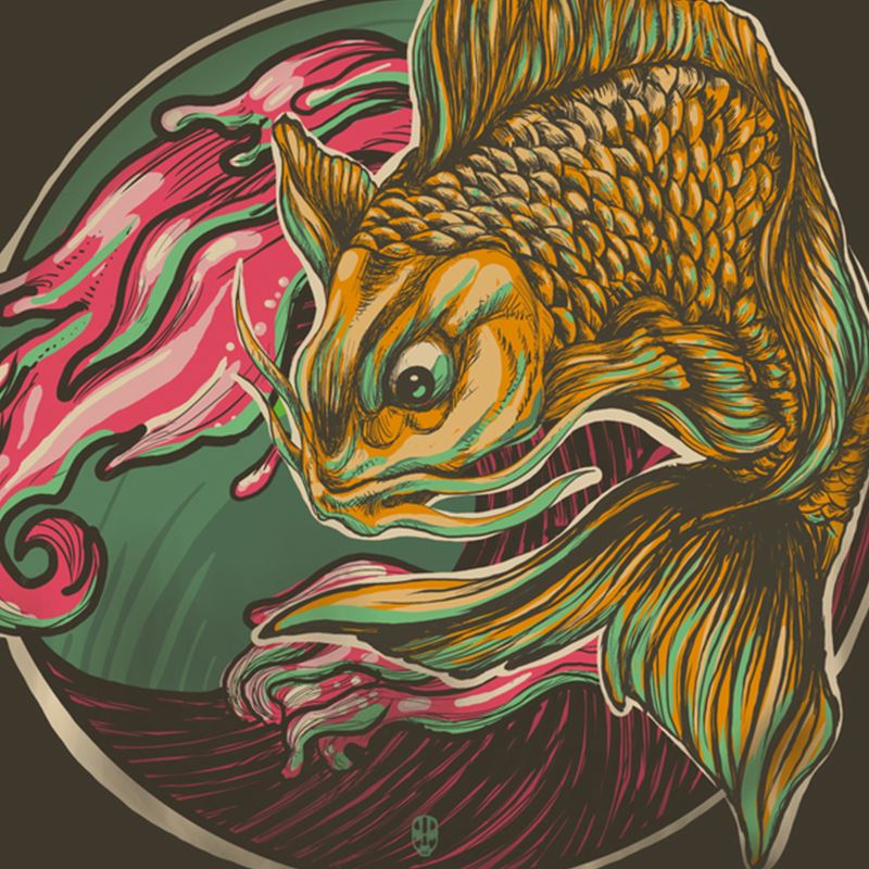 Japanese Fish Kimono