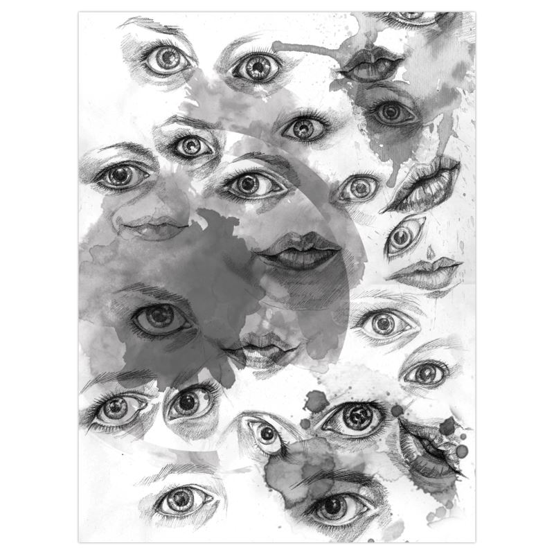 Eye Collage Poster