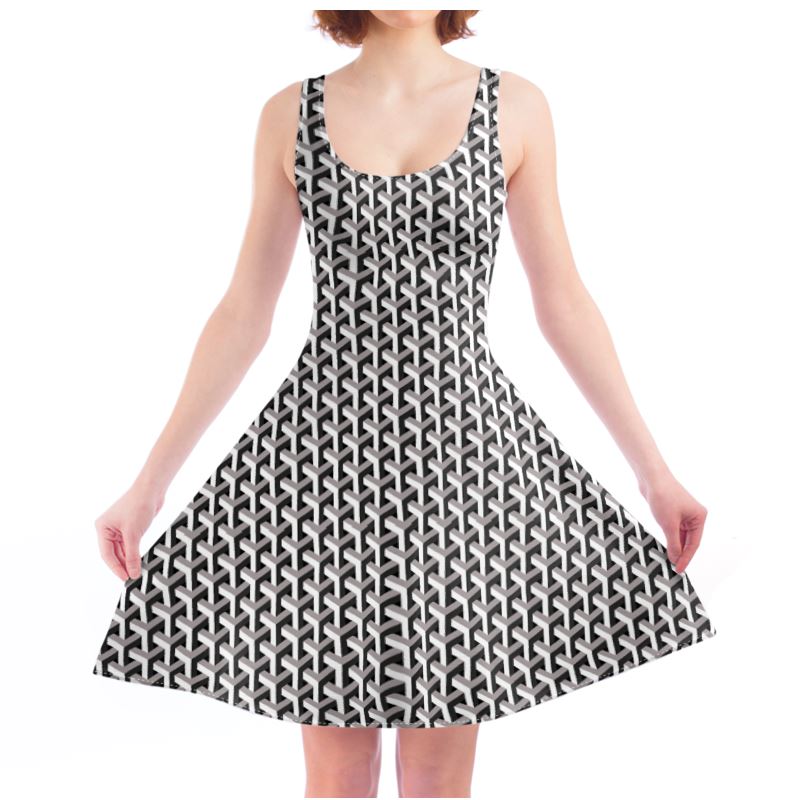 Skater Dress - optical illusion
