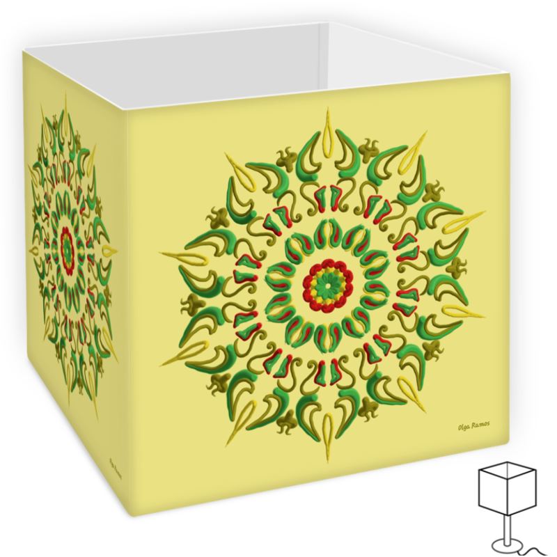 Mandala Reggae, Square Lamp Shade
