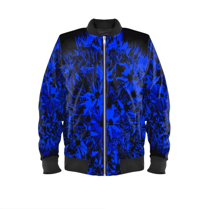 Custom printed bomber jacket.
