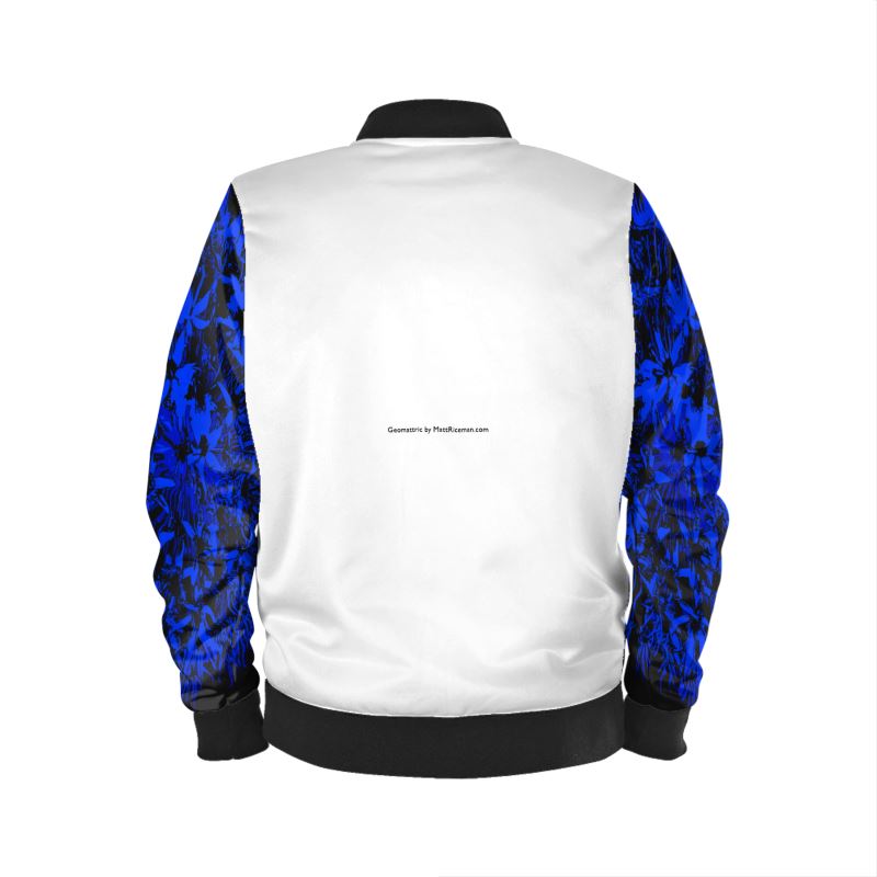 Custom printed bomber jacket.