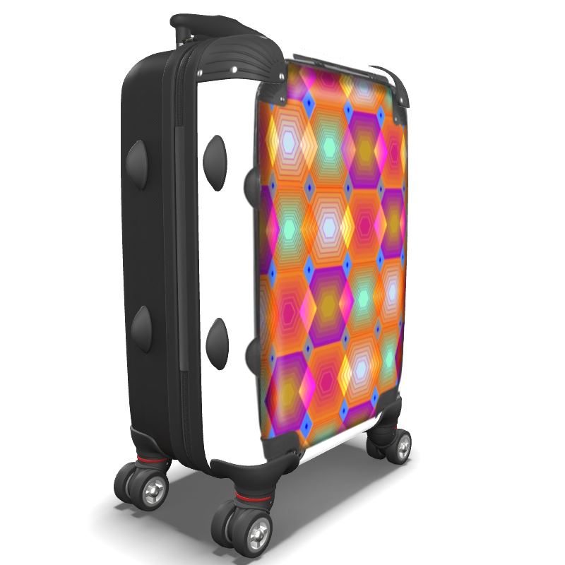 Geometrical Shapes Collection Suitcase