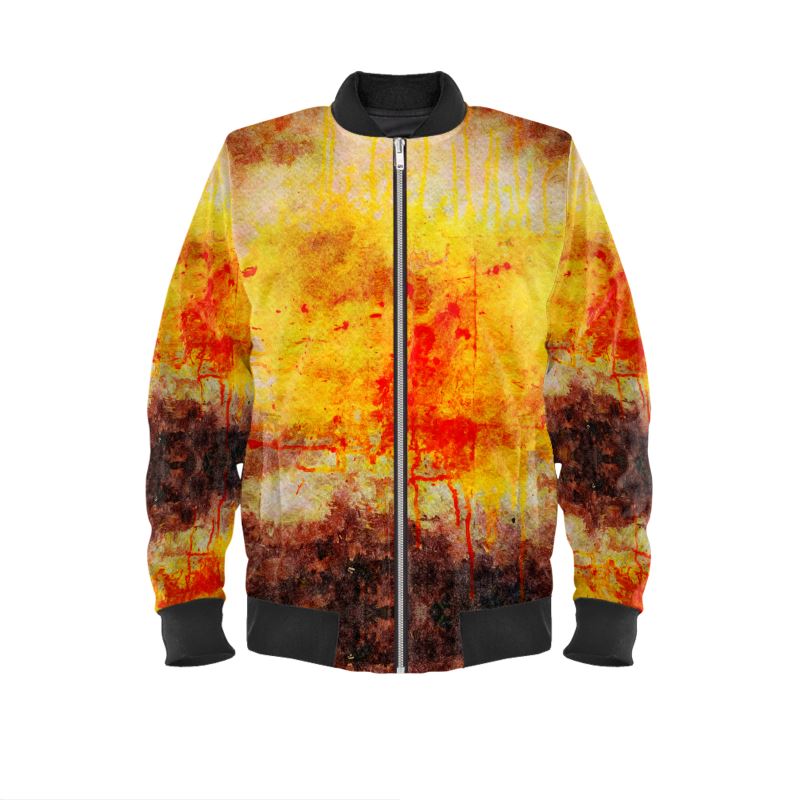 Abstract Design Mens Bomber Jacket