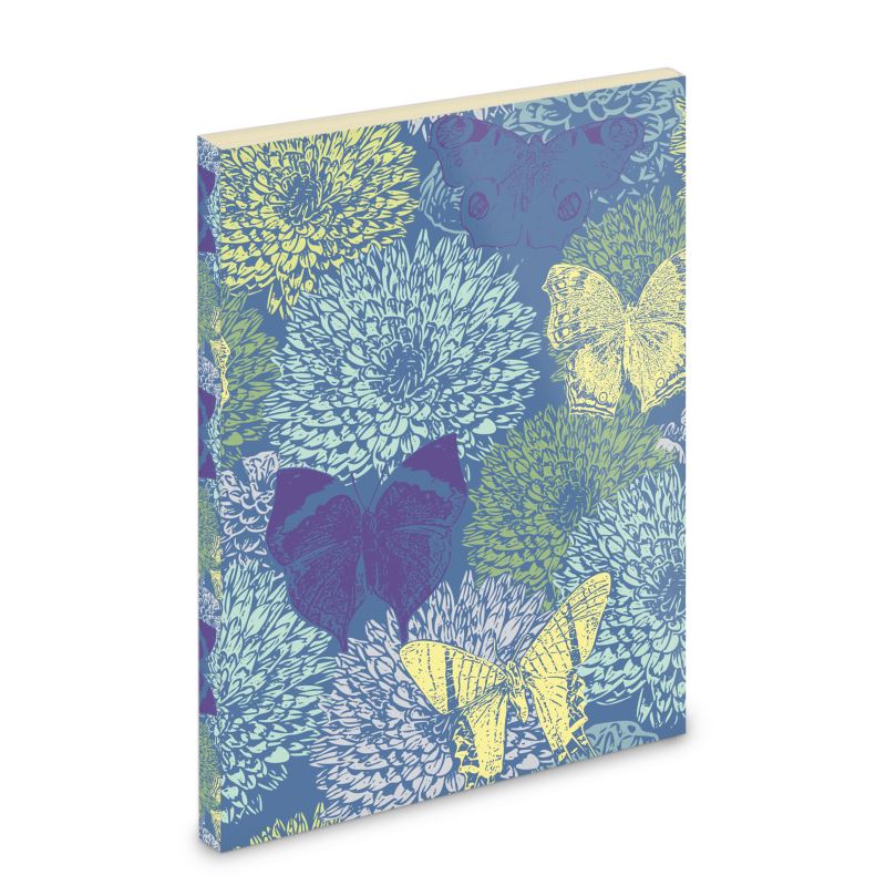 Dahlias and Butterflies Pocket Note Book