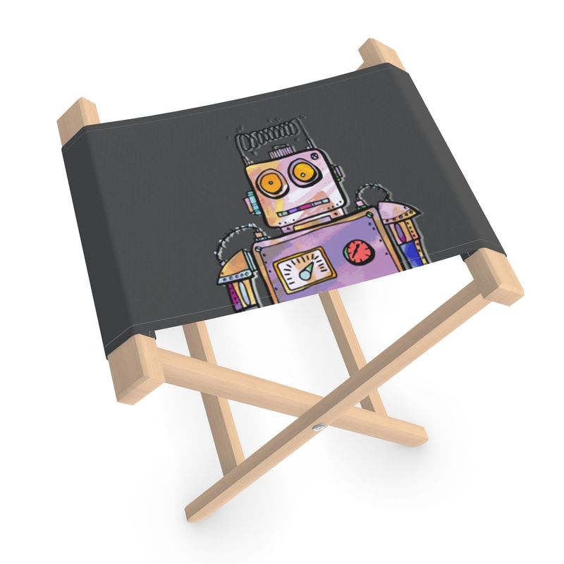 'Colin the Robot' Folding Stool Chair