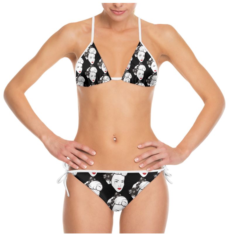 TDM Face Signature Bikini-White Trim