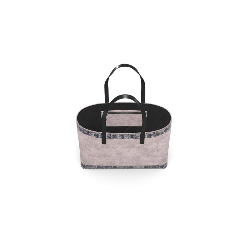 Kika Tote Pink marble with meanders