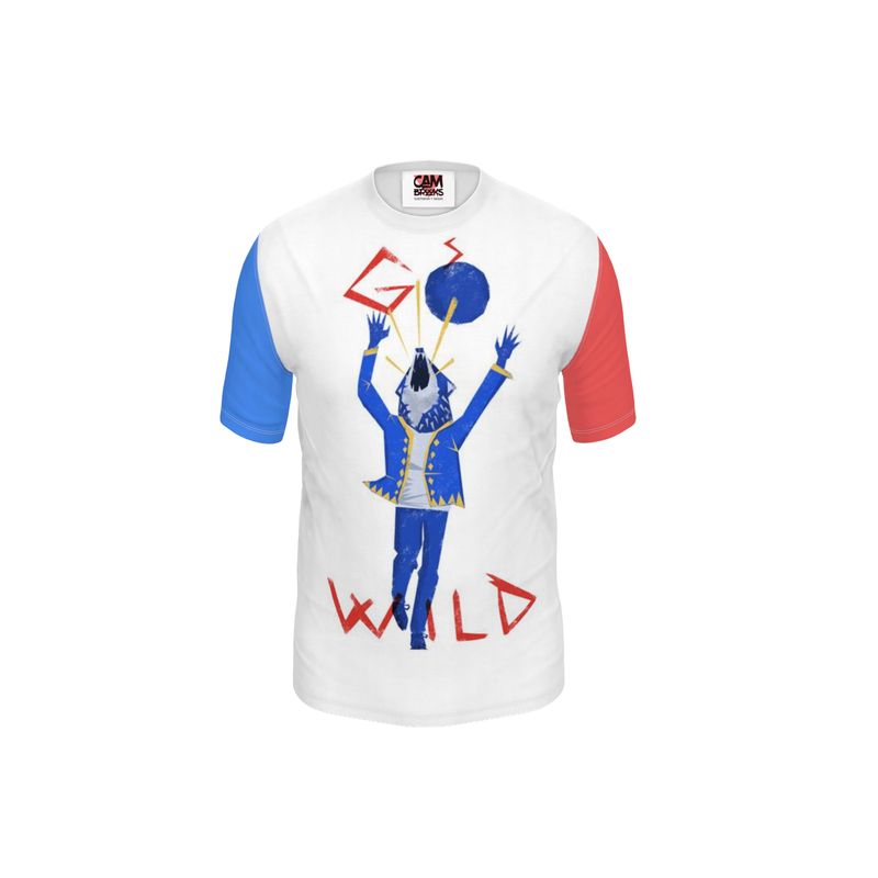 'Go Wild' Cut and Sew T Shirt