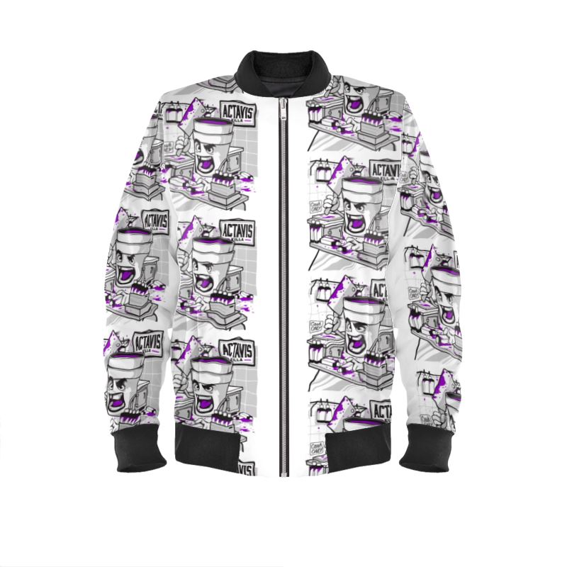TDM LEAN JUICE RAGE MEME BOMBER JACKET