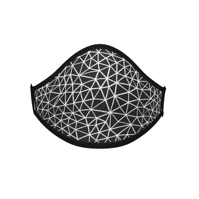 Geometric Lines Face Mask