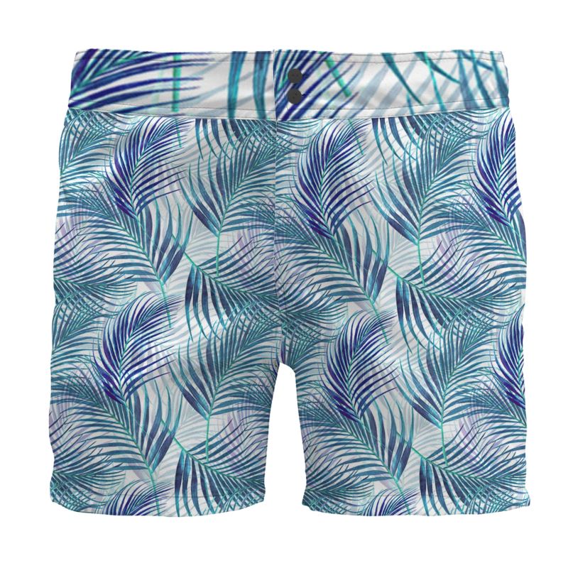 Tropical Garden in Blue Collection Board Shorts
