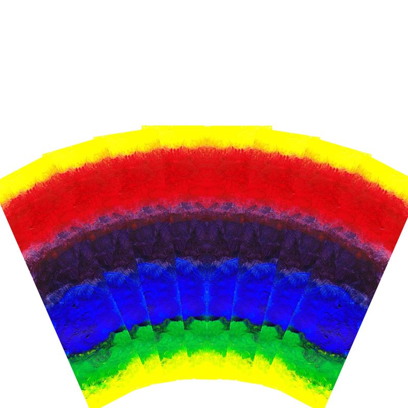 Abstract Rainbow face masks