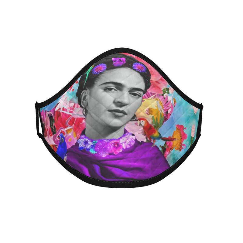 Exotic Frida Kahlo face mask