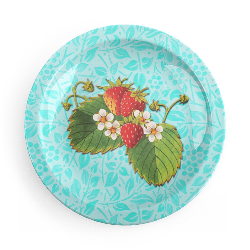 Strawberries Party Plates