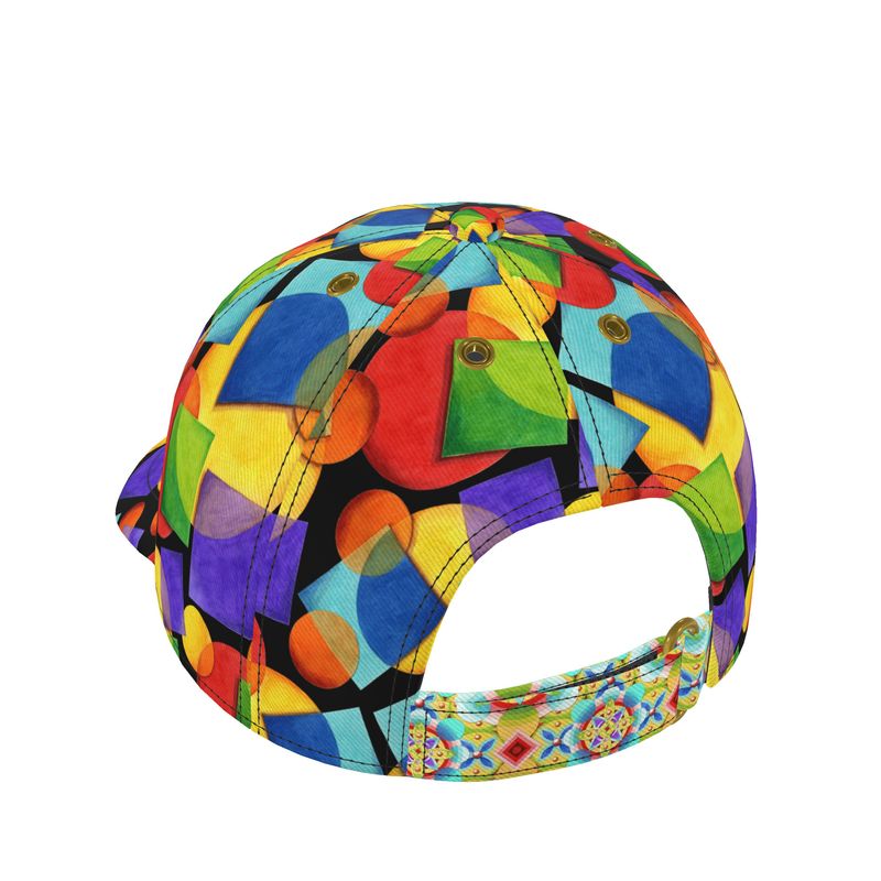 Candy Rainbow Geometric Baseball Cap