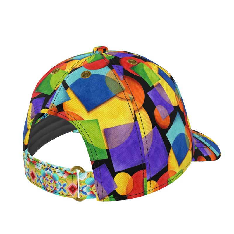 Candy Rainbow Geometric Baseball Cap