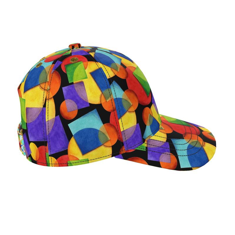 Candy Rainbow Geometric Baseball Cap