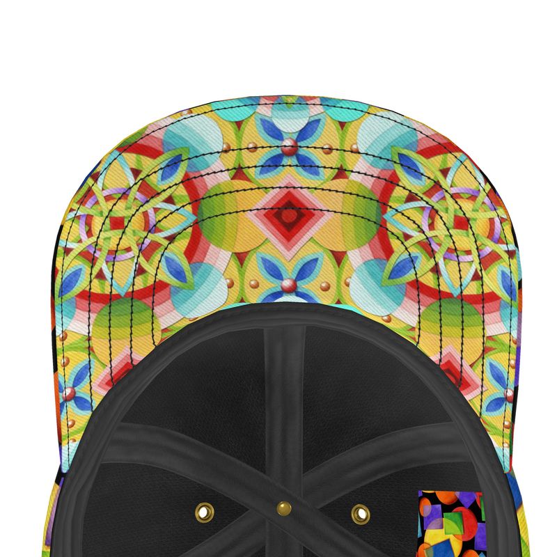 Candy Rainbow Geometric Baseball Cap