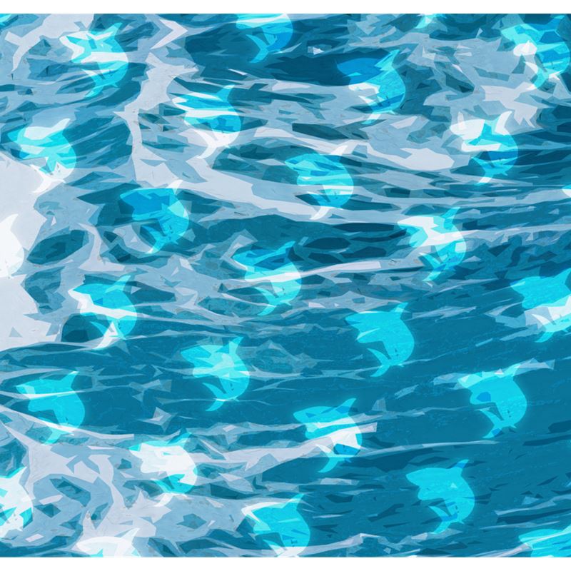 Kimono Jacket - Shark Ocean Abstract