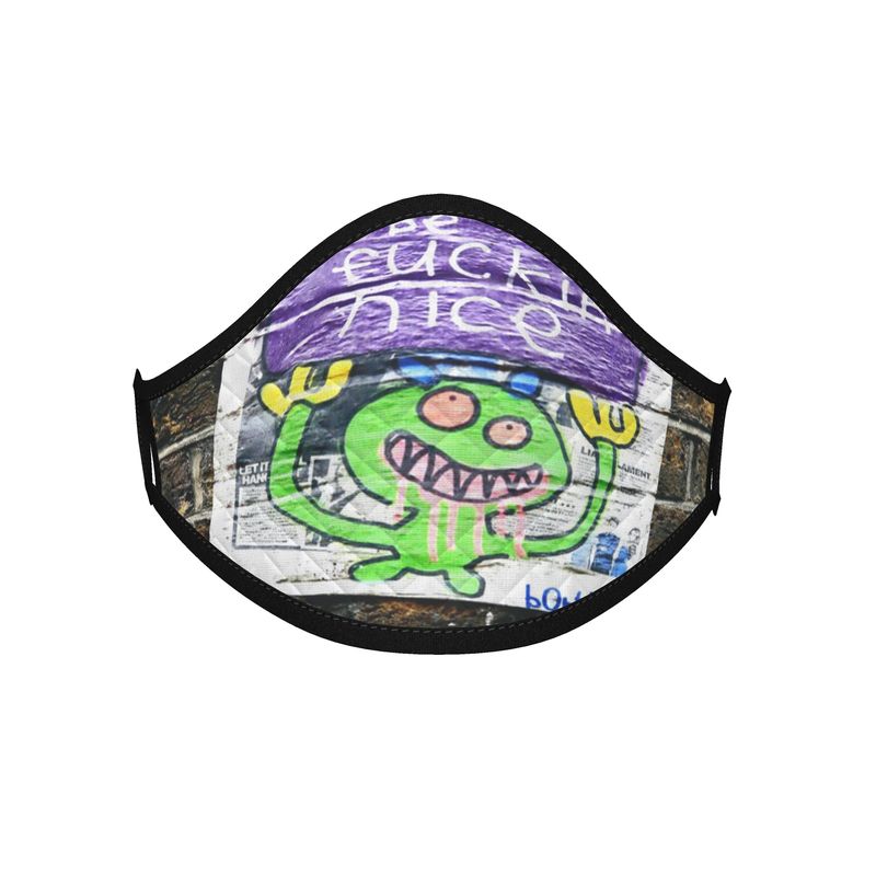 Graffiti Face Masks (Pack of 4) Medium