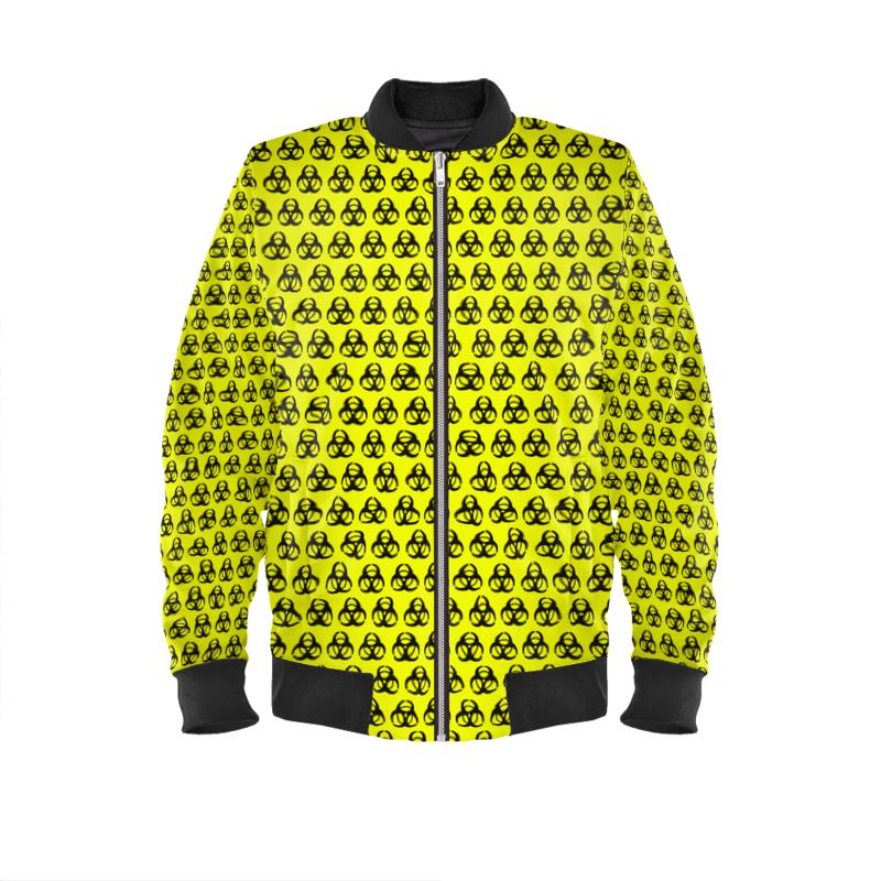 Bio Hazard Mens Bomber Jacket