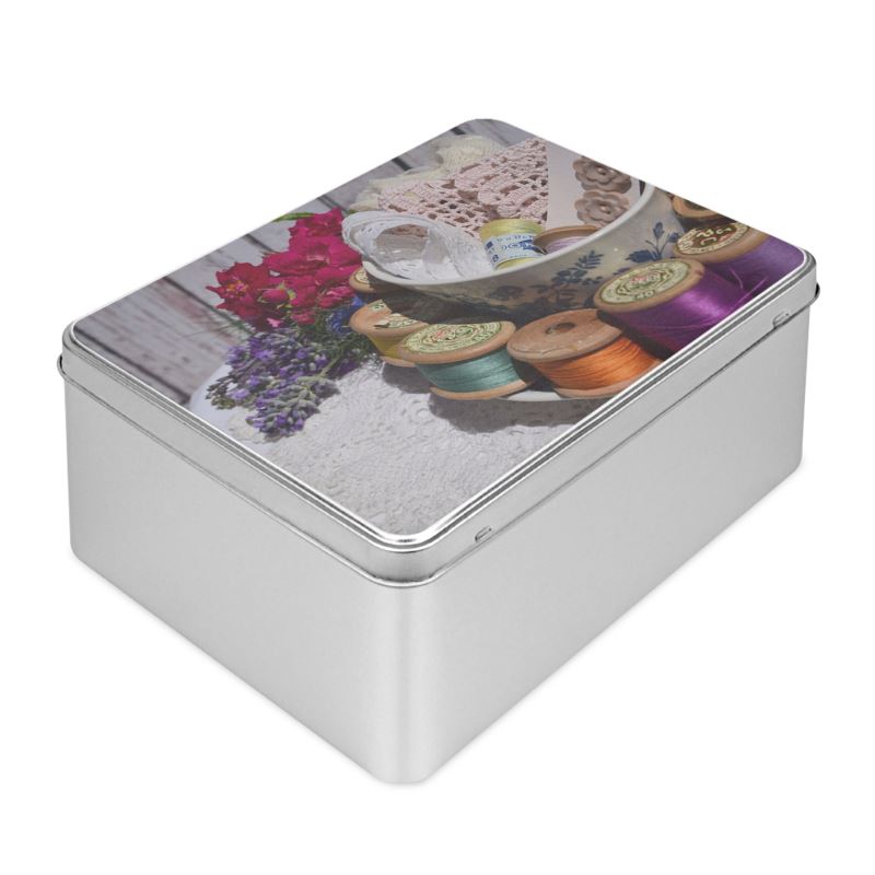 Vintage Sewing Biscuit Tin