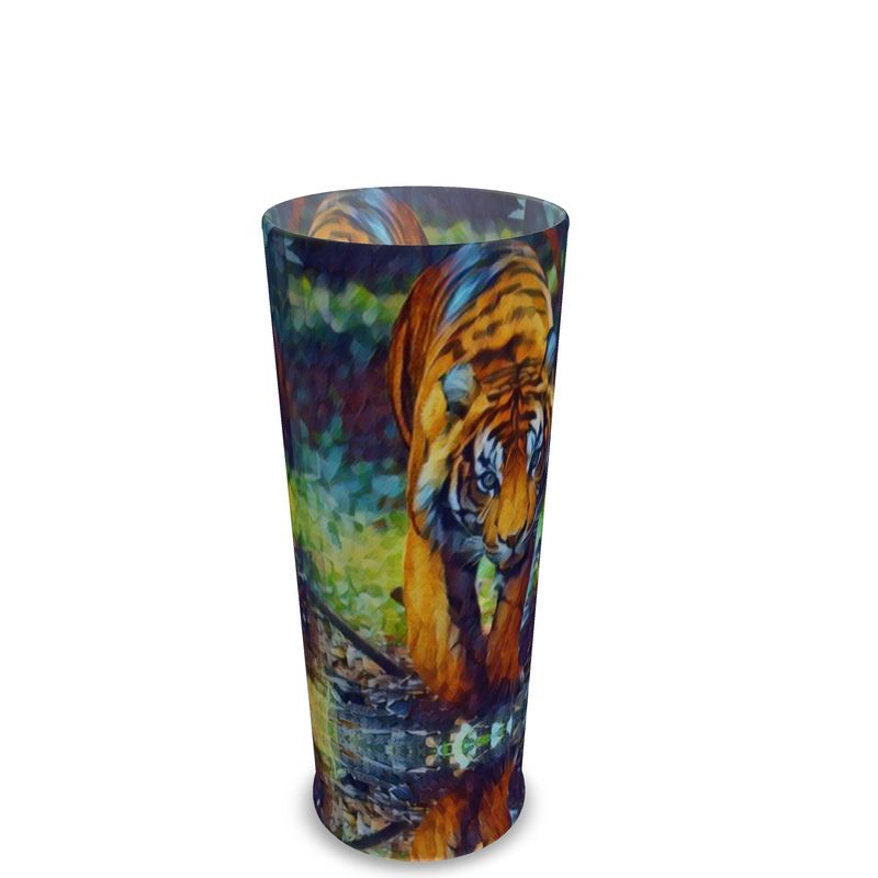 Pint Glass - Fearless Tiger