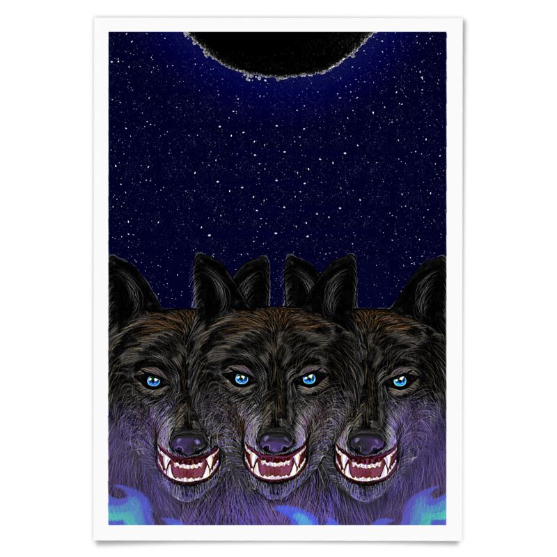 Paper Posters (Mythical dog Cerberus)