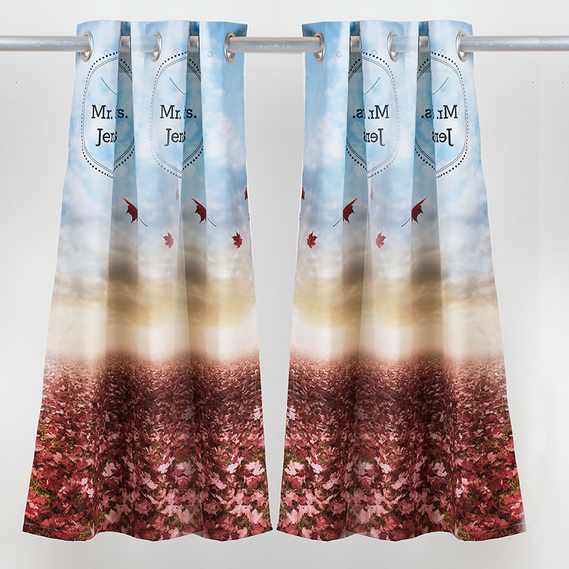 Custom Curtains Printed with Photos. Design Your Own Curtain