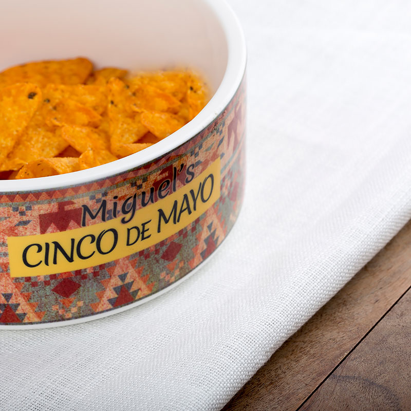 Personalized Snack Bowl. Custom Bowl Printed with Photos