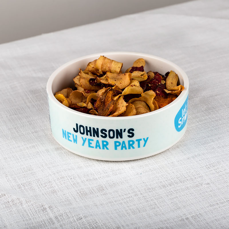 Personalized Snack Bowl. Custom Bowl Printed with Photos