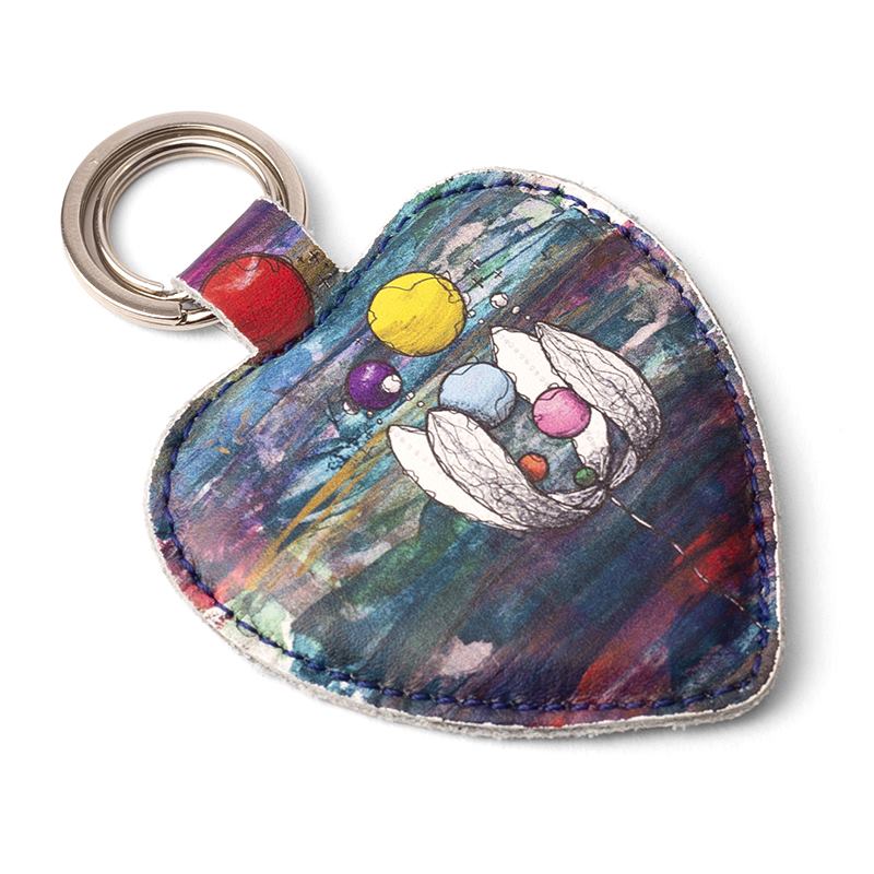 Custom Keyrings. Leather Keyrings UK Printed And Made. Real Leather.