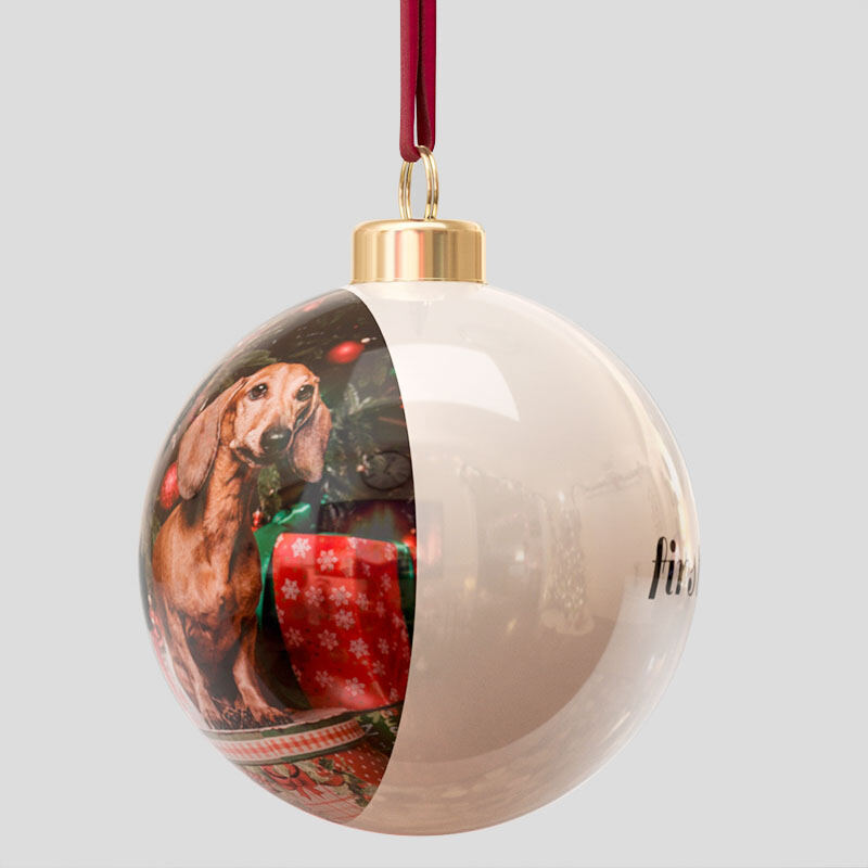 Personalised Photo Baubles. Personalised Christmas Baubles