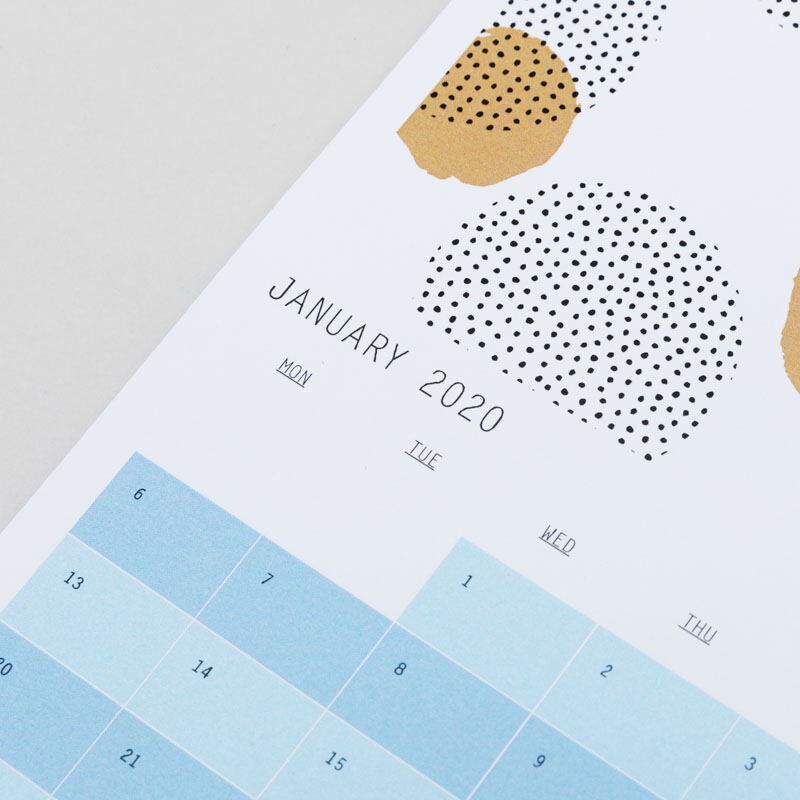 Calendrier A5 personnalisé I Calendrier 2021 à imprimer