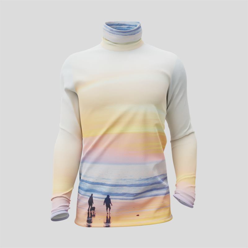 Custom Turtleneck Sweater. Customized Turtleneck With Design