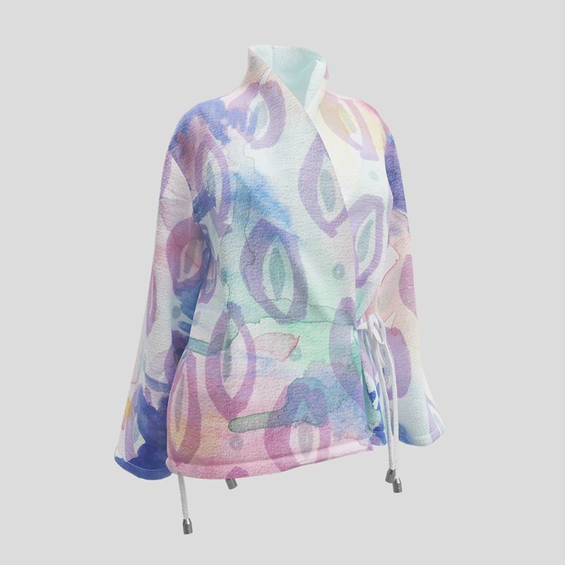 Design Your Own Wrap Blazer | Custom Wrap Tie Blazer