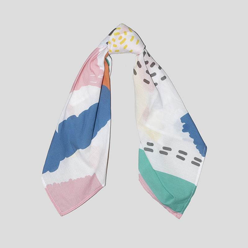 Custom printed cotton scarves store