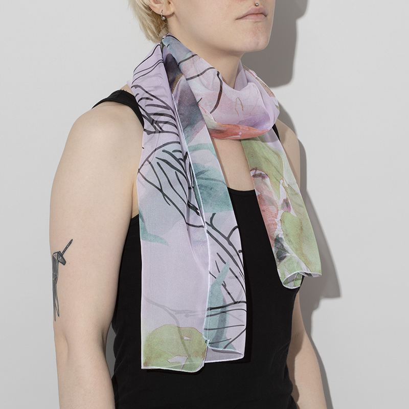 Personalised Chiffon Shawls | Design Your Own Wrap | Bags of Love