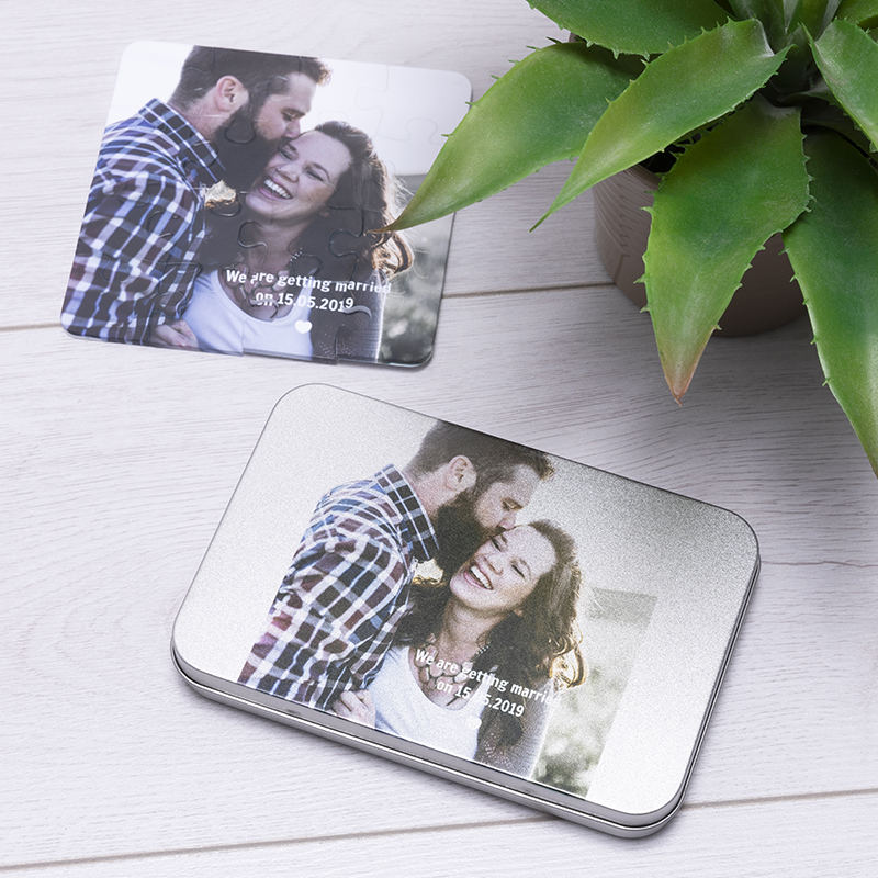 Wedding Jigsaw Puzzle. Puzzle Wedding Invitations - UK Made