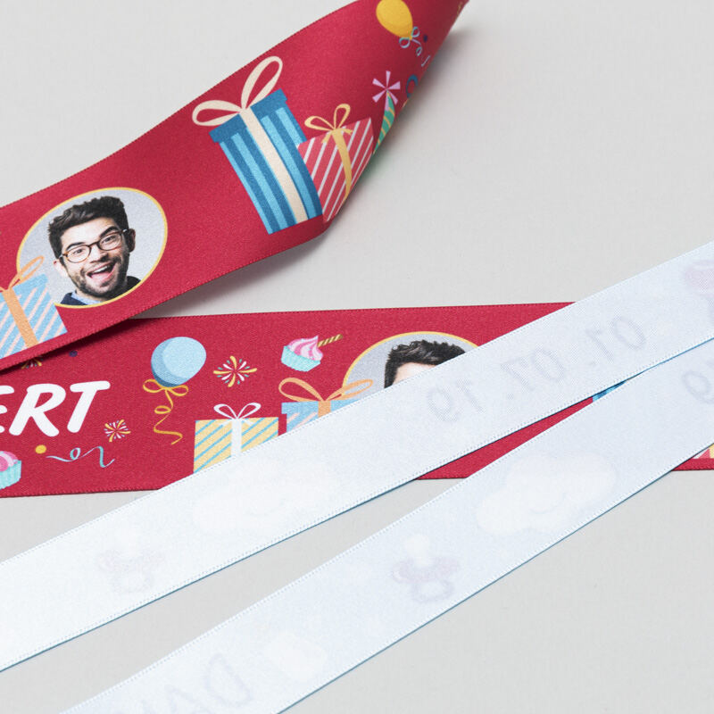 Custom Ribbon Printing. Design Your Own Personalised Ribbon
