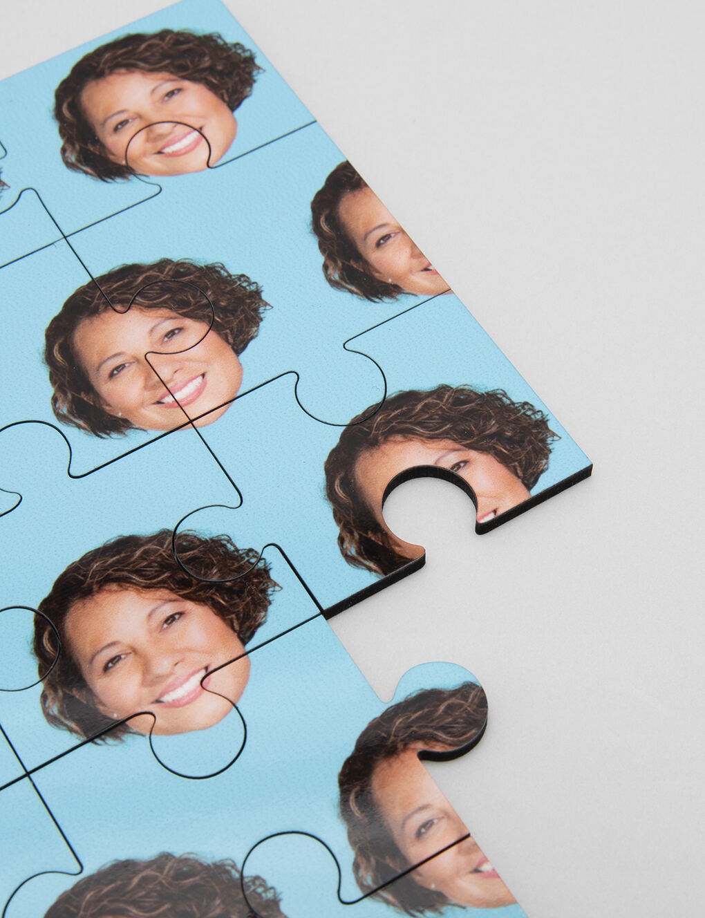 Jigsaw Puzzle Face. Face Jigsaw Puzzle.