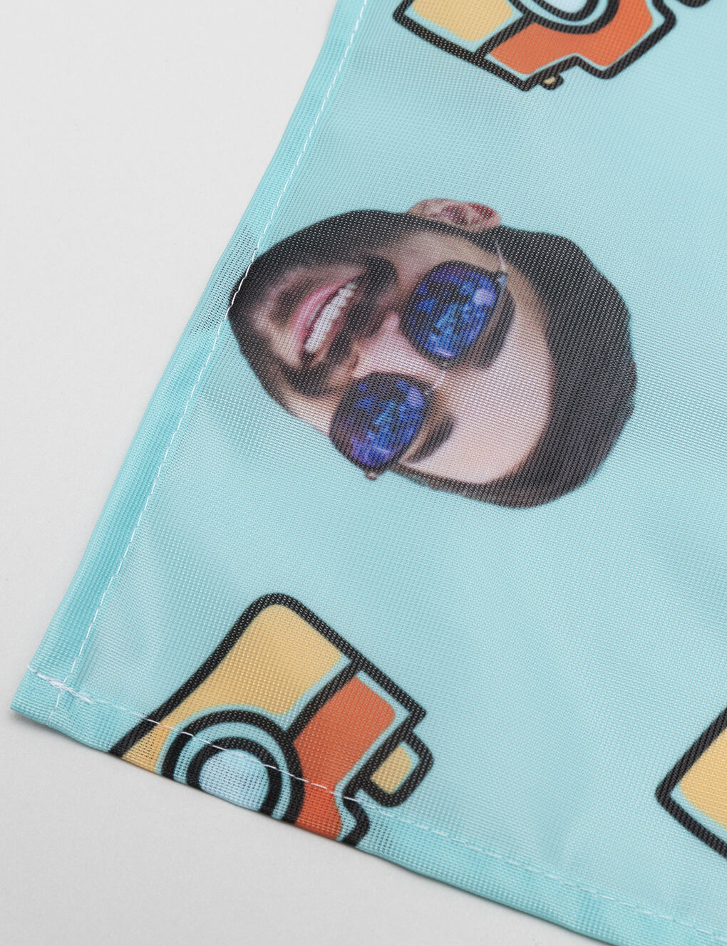 Flag With Face. Flags With Faces On Them