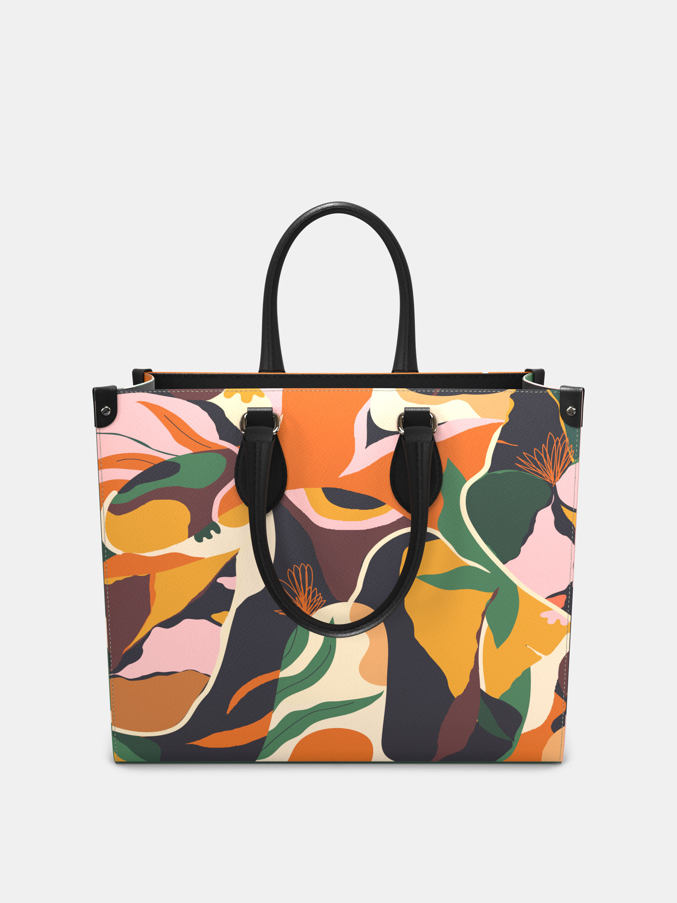 Custom Shopper Bag. Printed Shopper Bag. 100% Nappa Leather.